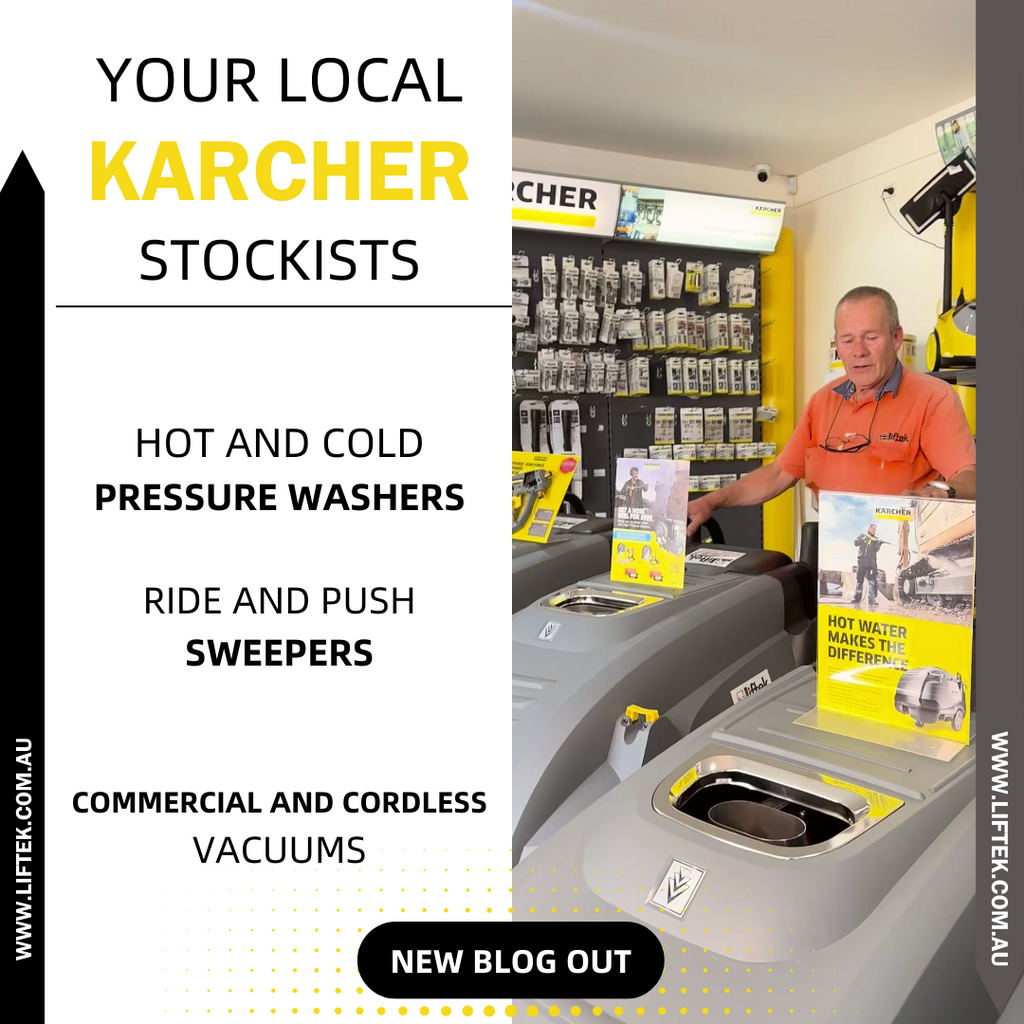 Commercially cleaning with Karcher in the Wine Industry – Liftekgriffith